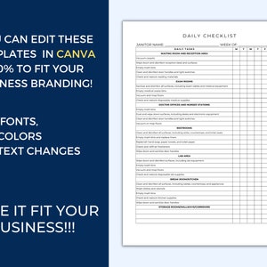 Commercial Cleaning, Cleaning Business Checklist, Doctor Office ...