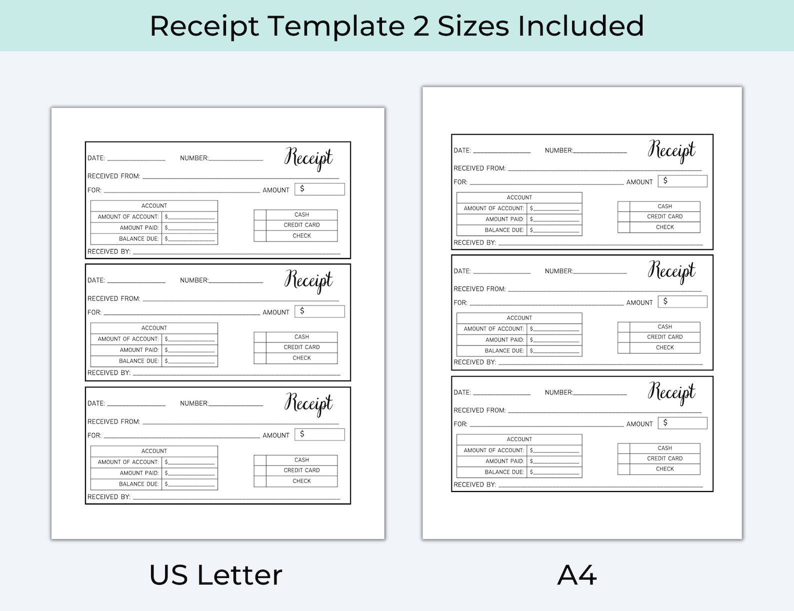 Printable Rent Payment Ledger, Monthly Rent Payment, Landlord Ledger ...