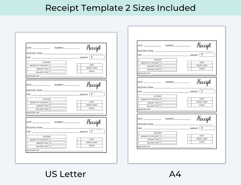 Printable Rent Payment Ledger, Monthly Rent Payment, Landlord Ledger ...