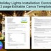 Christmas Light Installation Contract, Holiday Lighting Contract ...