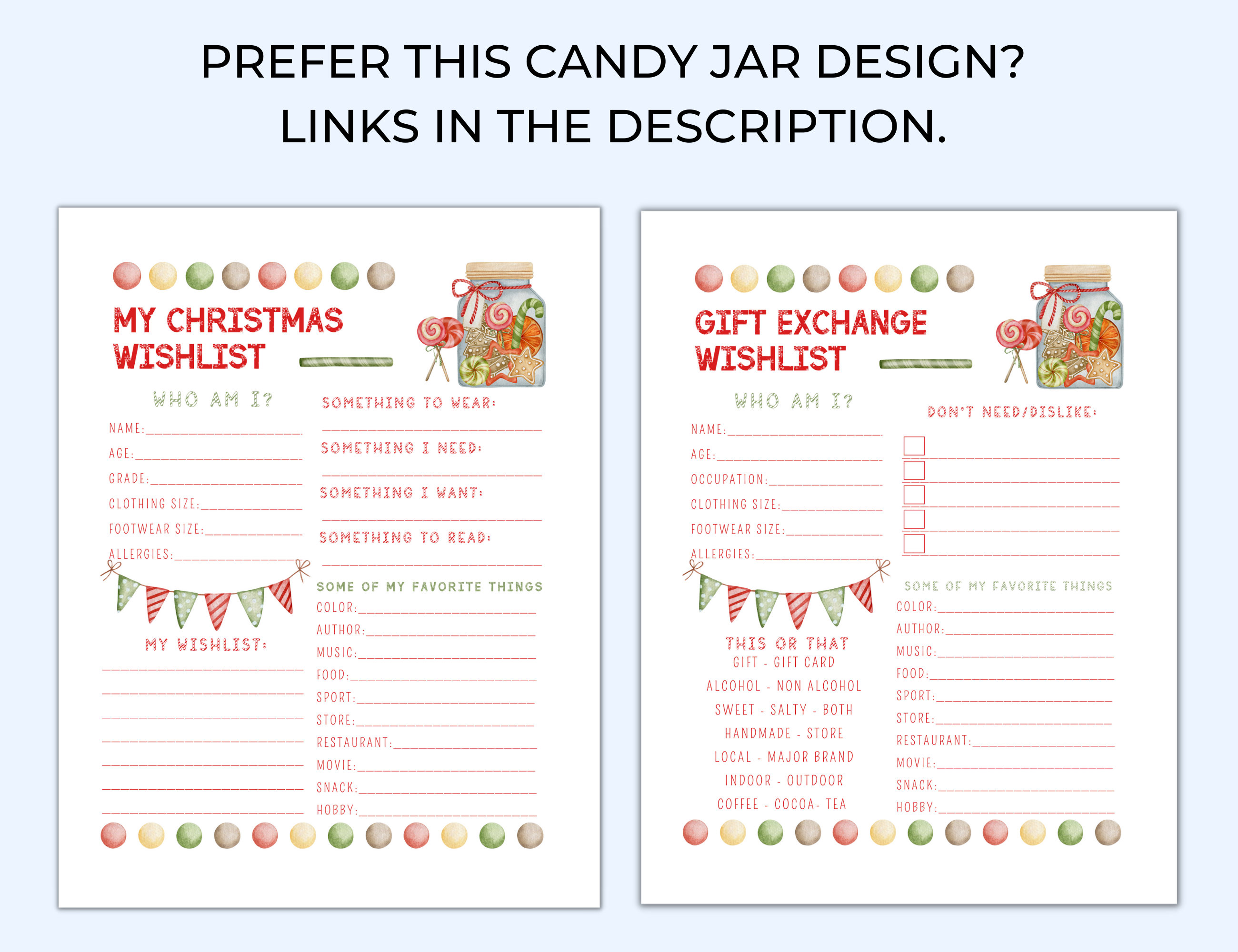 Secret Santa Questionnaire, Office Party Gift Exchange, Printable ...