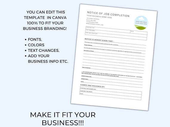 Project Completion Letter