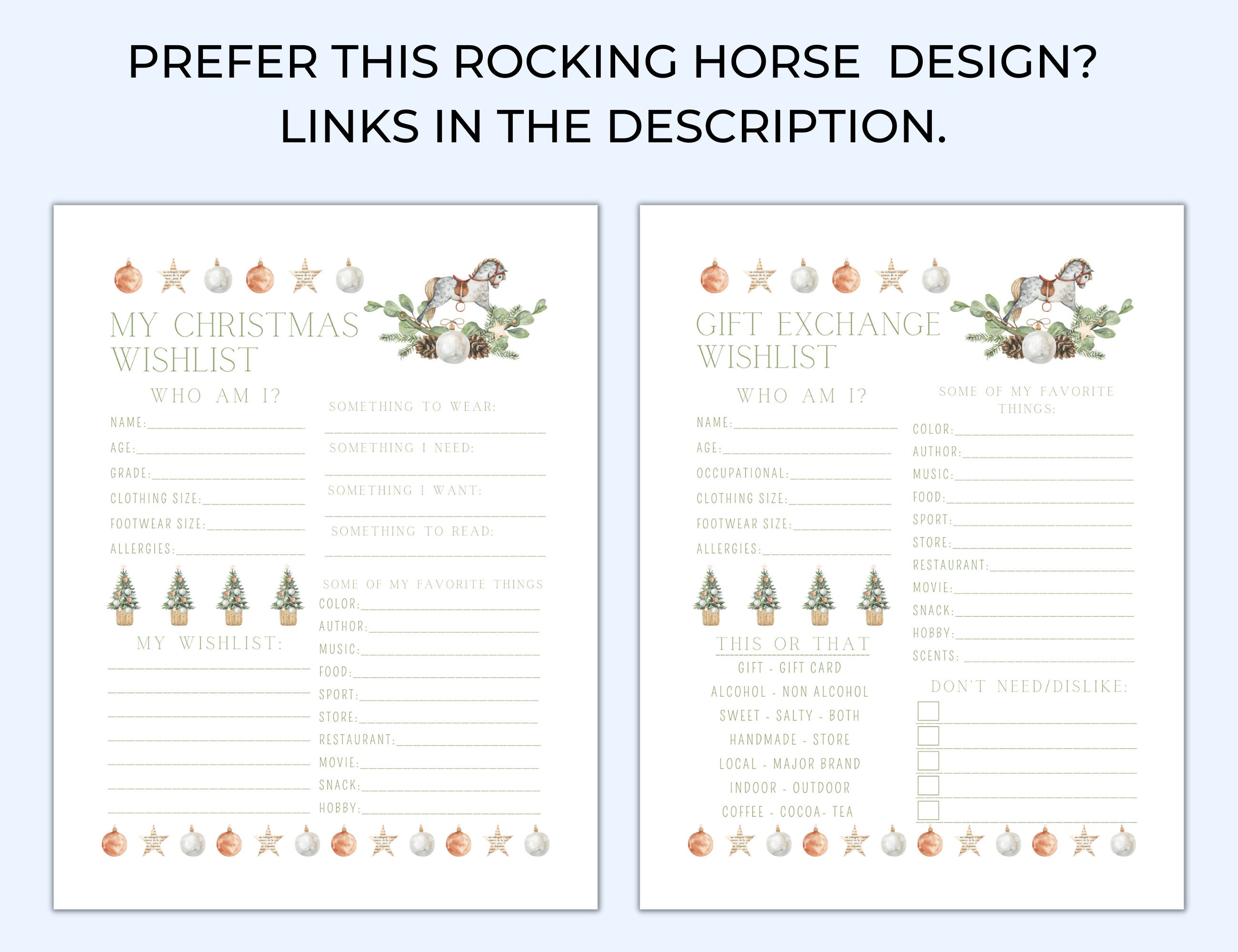 Printable Secret Santa Questionnaire, Office Party Gift Exchange ...