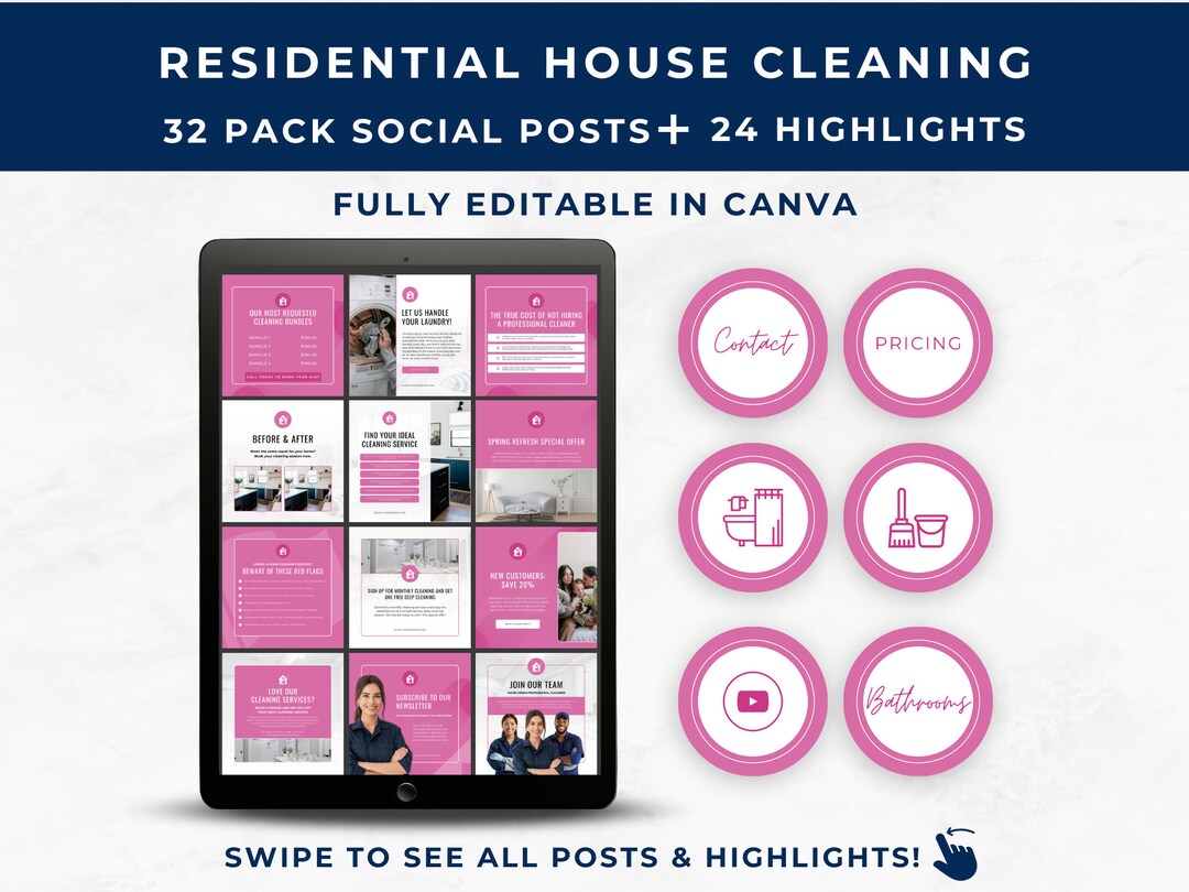 House Cleaning Instagram Post, Cleaning Service Social Media ...