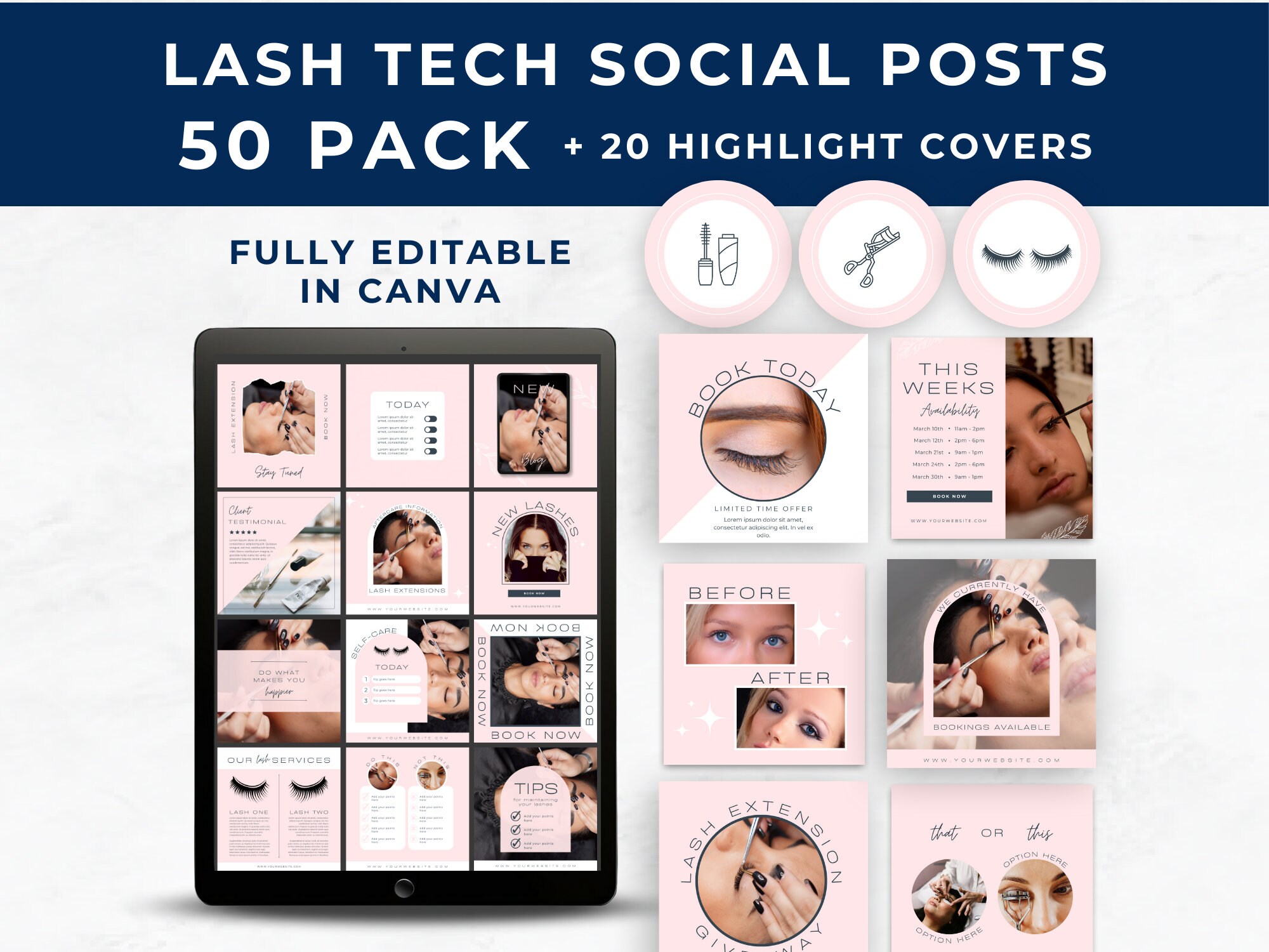 Lash Tech IG, Lash Tech Content, Lash Tech Instagram Highlight Cover ...