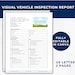 Visual Vehicle Inspection Report, Automobile Examination Summary, Car ...