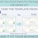 Order Form Template, Editable Packing Slip, Printable Receipt, Canva ...