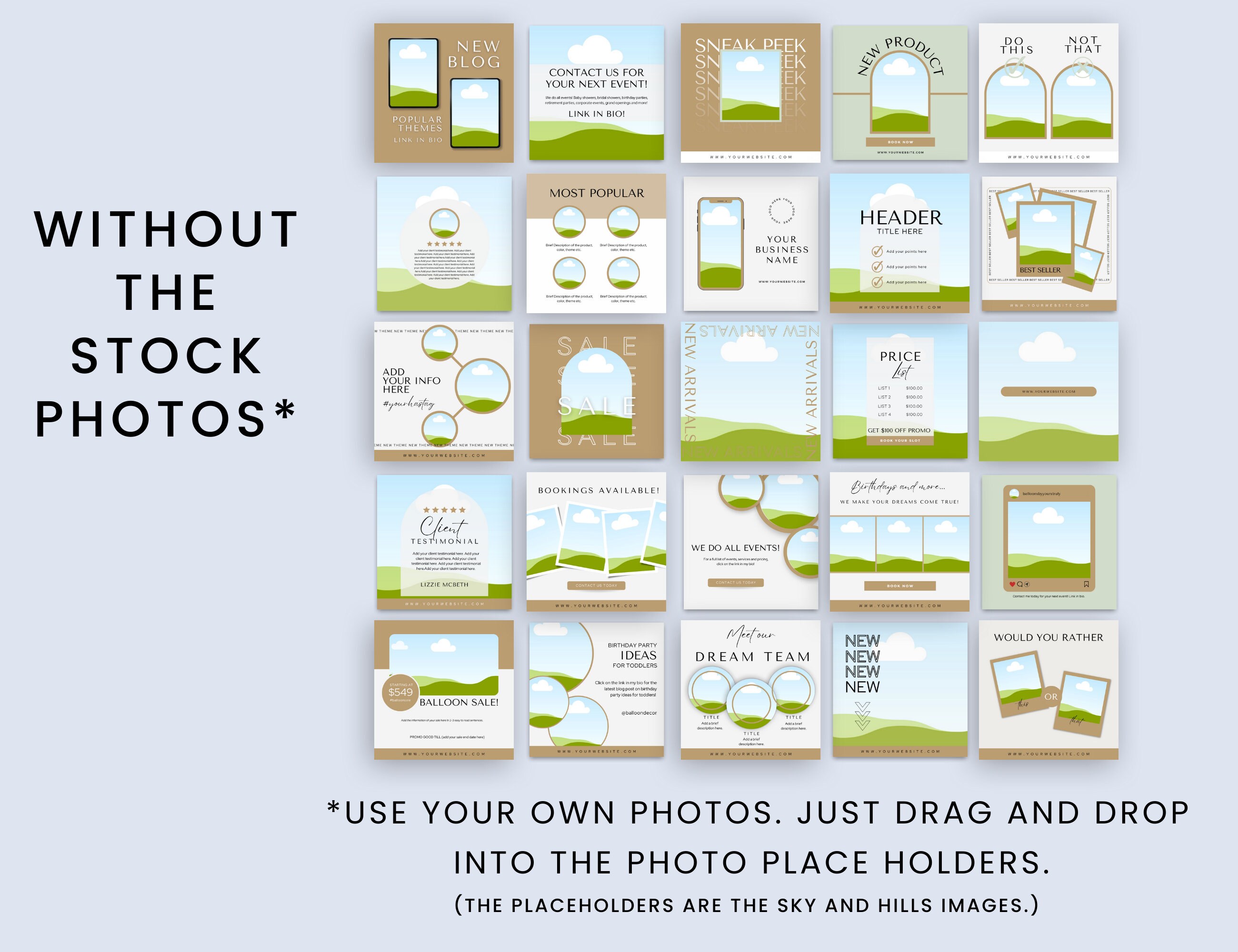 Balloon Decor Social Media Posts, Instagram, Facebook, Social Media ...