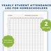 Printable Student Attendance Tracker, Attendance Log, Attendance Sheet ...