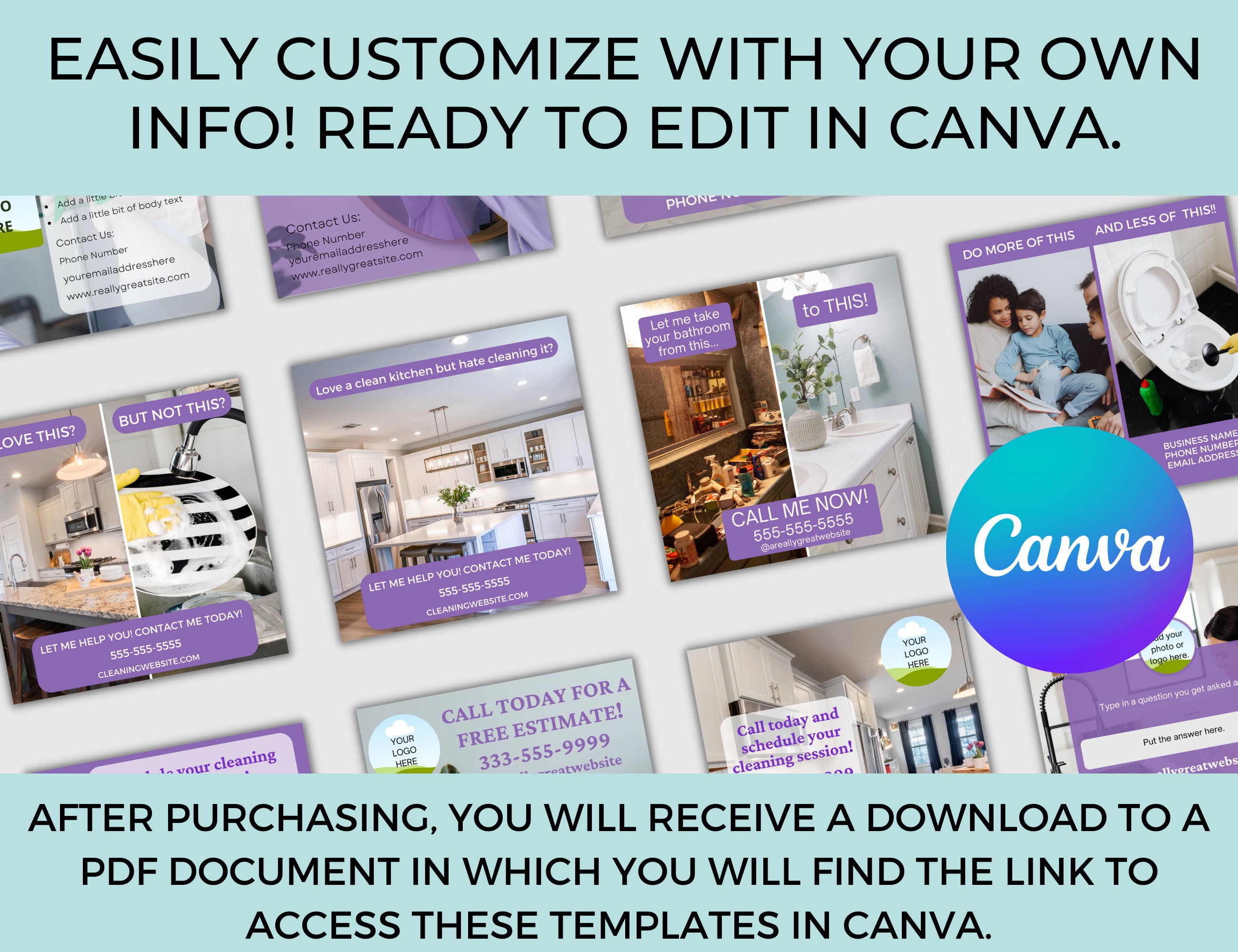 Residential Cleaning Instagram Post, Cleaning Business Facebook Post ...