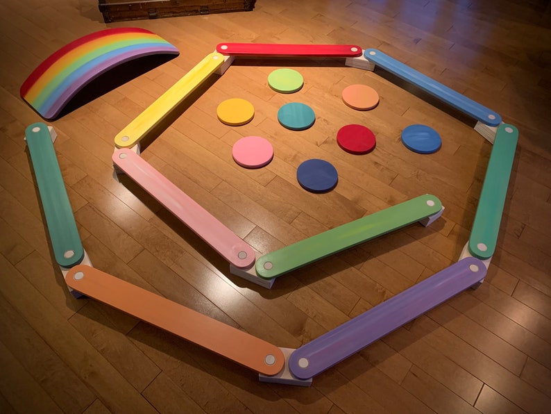 Balance Activity Sets Gross Motor Skill Development Learning - Etsy