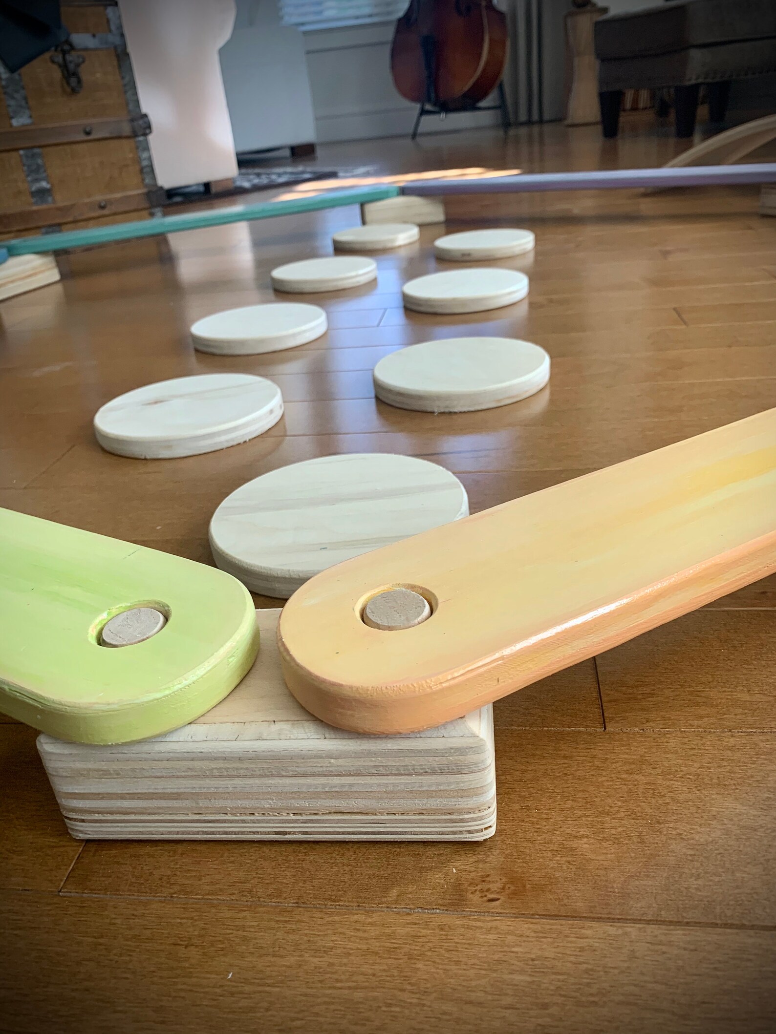 Balance Activity Set Balance Beam Stepping Stones Wobble | Etsy Canada