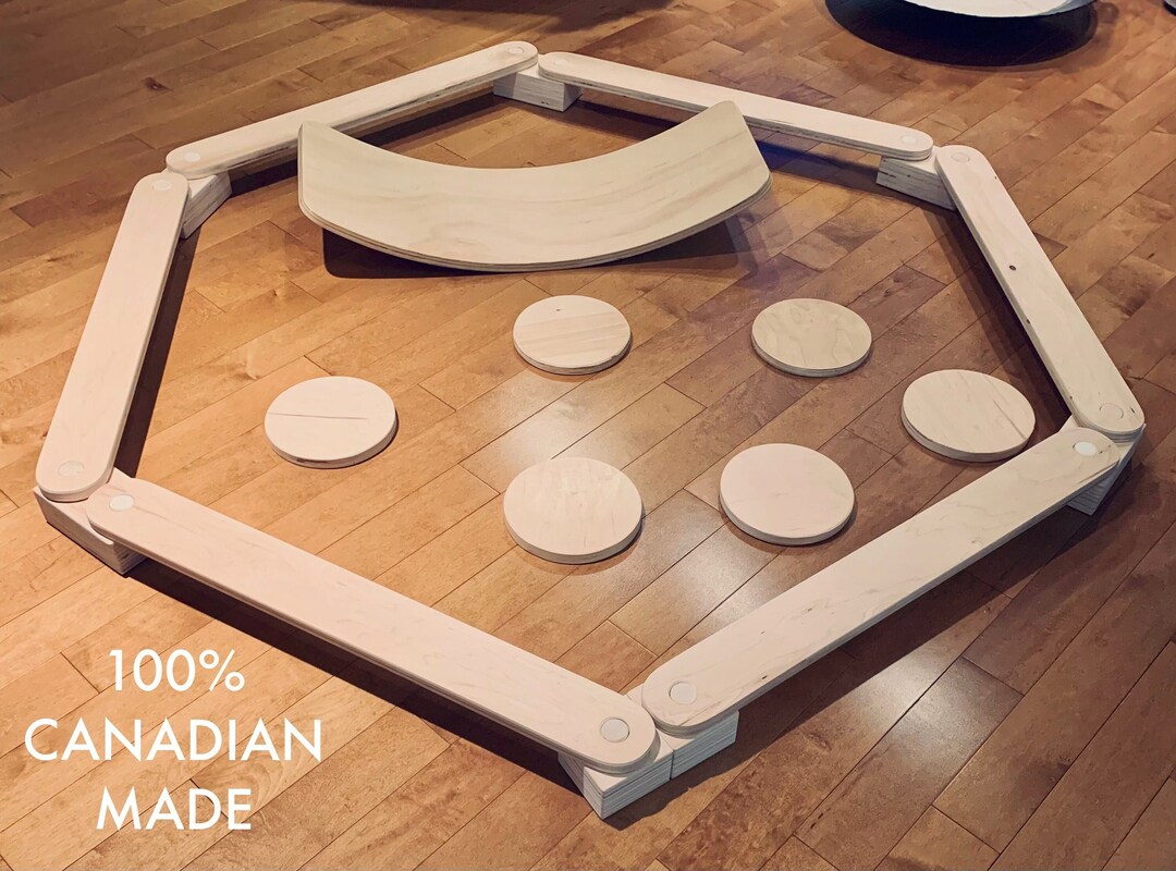 Balance Activity Set - Balance Beam, Stepping Stones, Wobble Balance ...