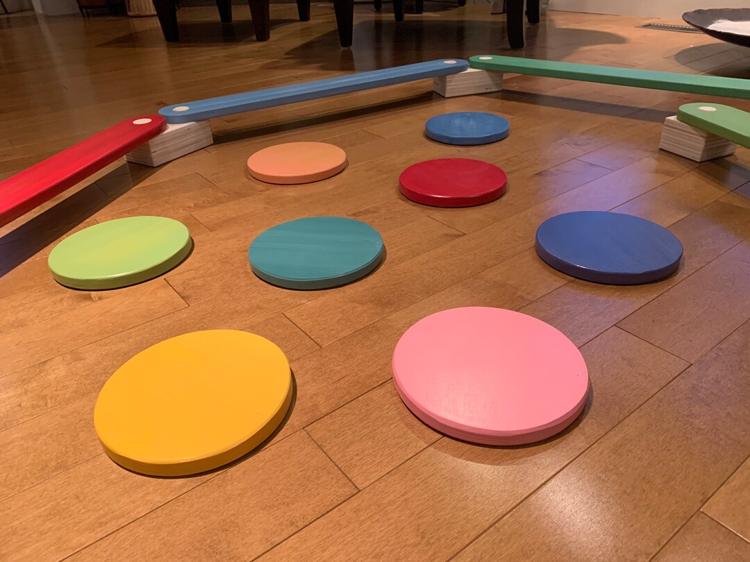 Balance Activity Sets : Balance Beams, Stepping Stones, Wobble Board ...