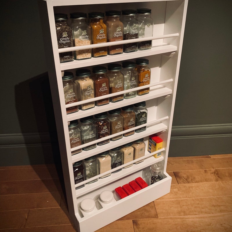Wall Mounted Spice Rack - Etsy