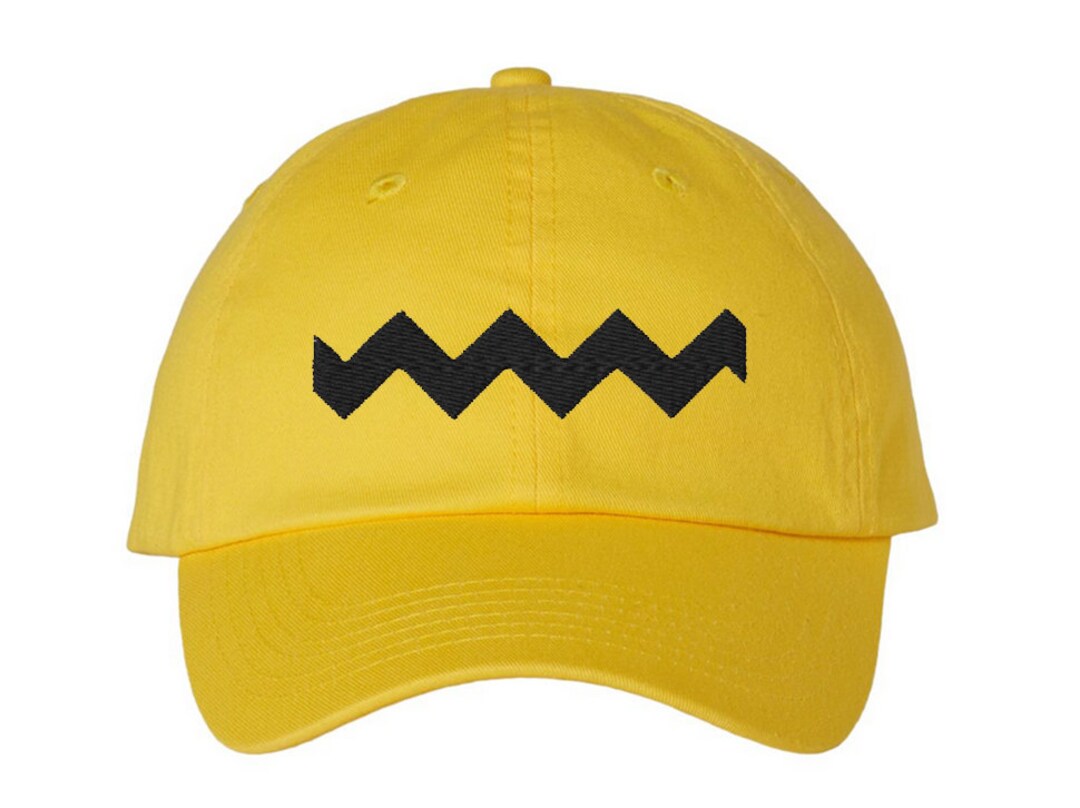 Charlie Brown Shirt Zigzag Embroidered Hat dad Hat Style Over 30 Colors ...