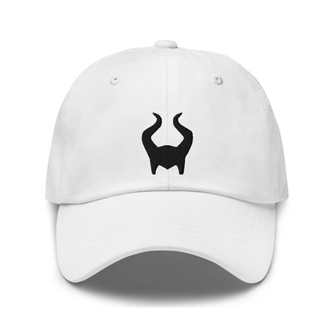 Maleficent Embroidered Hat - "dad Hat" Style - Over 30 Colors - Theme ...