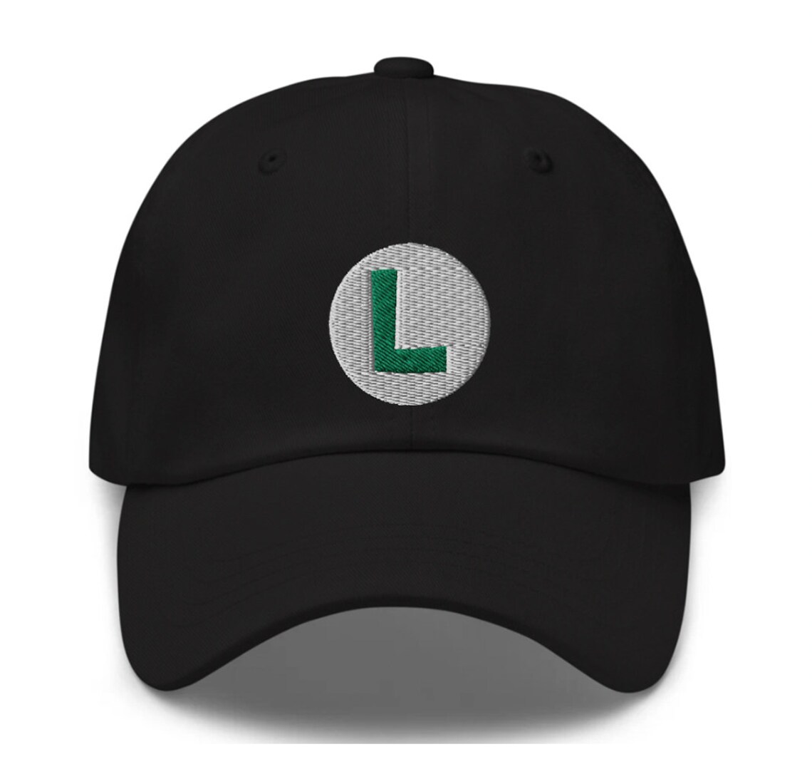 Luigi Symbol Embroidered Hat - "dad Hat" Style - 6 Colors - Video Game ...