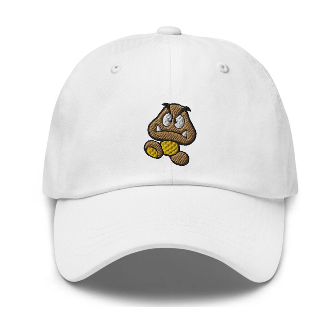 Goomba Embroidered Hat - "dad Hat" Style - 6 Colors - Video Game Hat ...