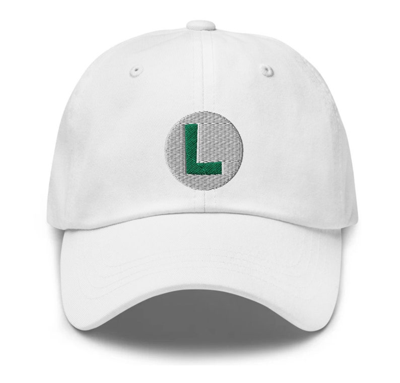 Luigi Symbol Embroidered Hat dad Hat Style 6 | Etsy