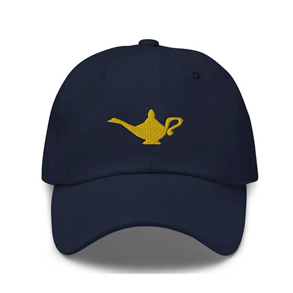 Aladdin genie Lamp Embroidered Hat dad - Etsy