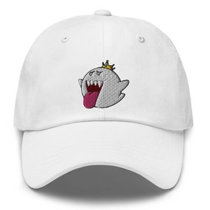King Boo Embroidered Hat - "dad Hat" Style - 6 Colors - Video Game Hat ...