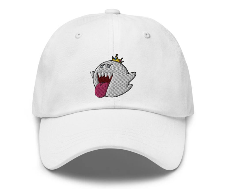 King Boo Embroidered Hat - "dad Hat" Style - 6 Colors - Video Game Hat ...