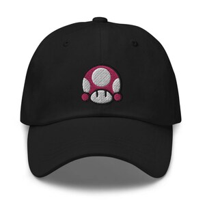 Toadette Embroidered Hat - "dad Hat" Style - 6 Colors - Video Game Hat ...