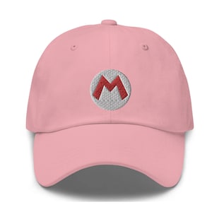Mario Symbol Embroidered Hat - "dad Hat" Style - 6 Colors - Video Game ...