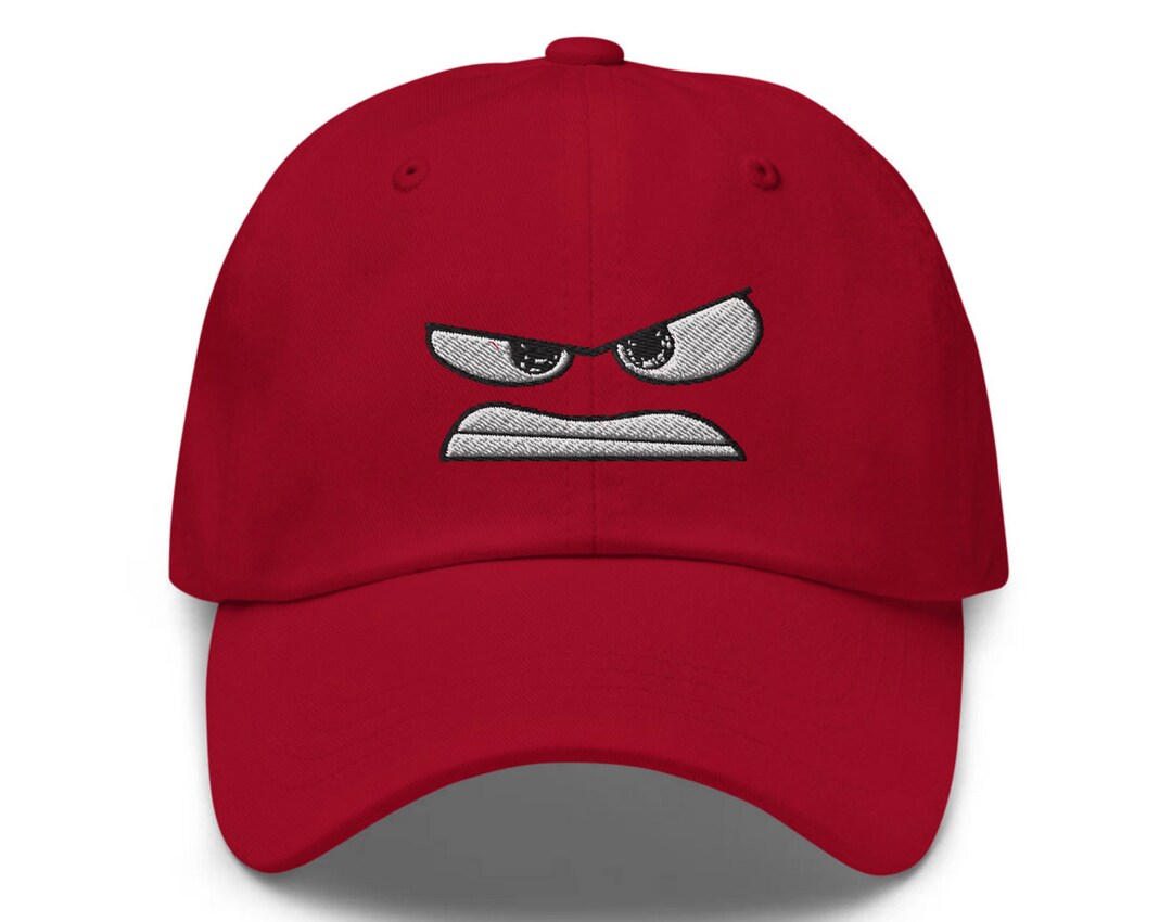 Anger Inside Out Embroidered Hat - "dad Hat" Style - Over 30 Colors ...