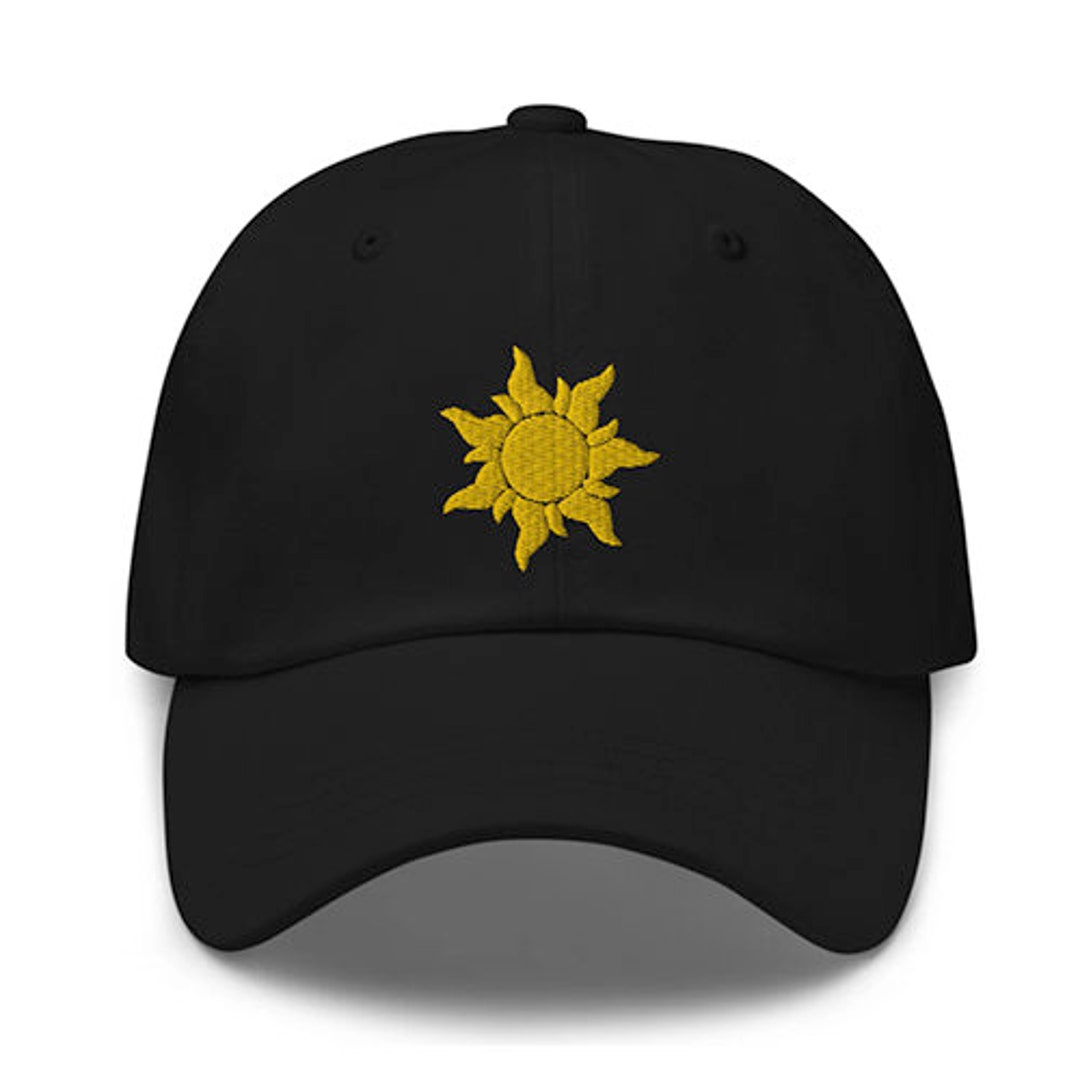 Rapunzel's Sun Tangled Embroidered Hat - "dad Hat" Style - Over 30 ...