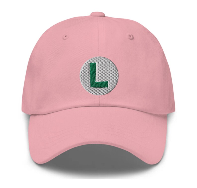 Luigi Symbol Embroidered Hat - "dad Hat" Style - 6 Colors - Video Game ...