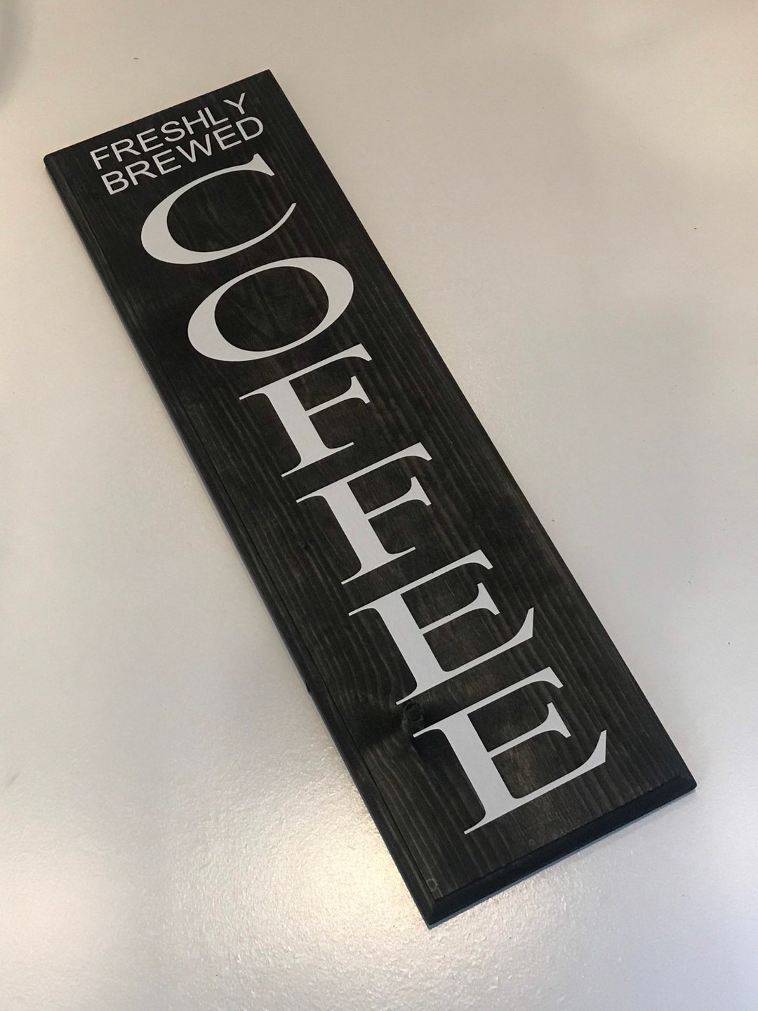 Freshly Brewed Coffee Sign, Coffee Sign, Wood Coffee Sign, Coffee Decor ...