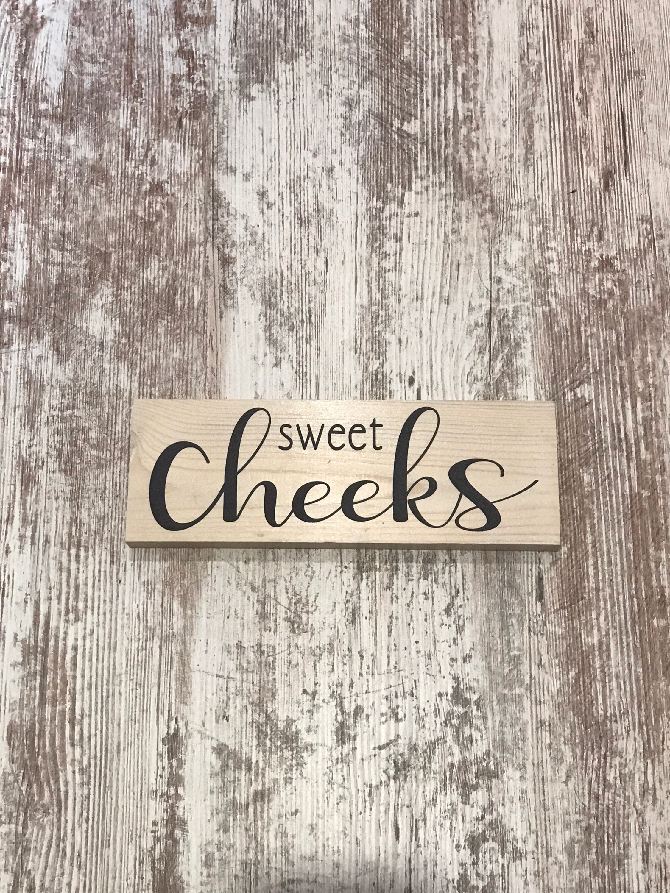 Sweet Cheeks Sign Bathroom Sign Funny Bathroom Sign - Etsy