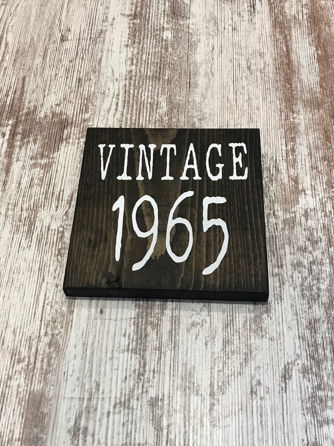 Vintage Year Signs, Vintage Signs, Birthday Signs, Scrabble Tile Signs ...