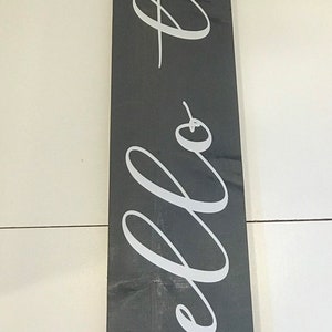 Hello There,welcome Sign, Front Door Welcome Sign, Wood Welcome Sign ...