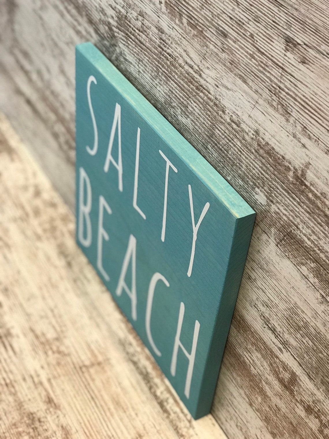 Salty Beach Sign, Beach Sign, Ocean Lovers Sign, Beach Lovers Sign ...