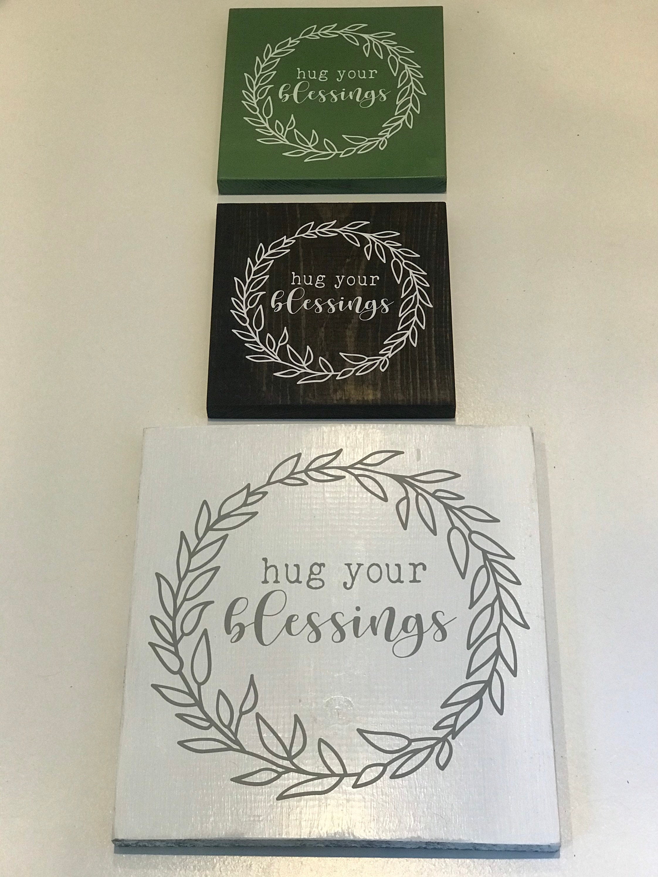 Hug Your Blessings Sign Wall Decor - Etsy