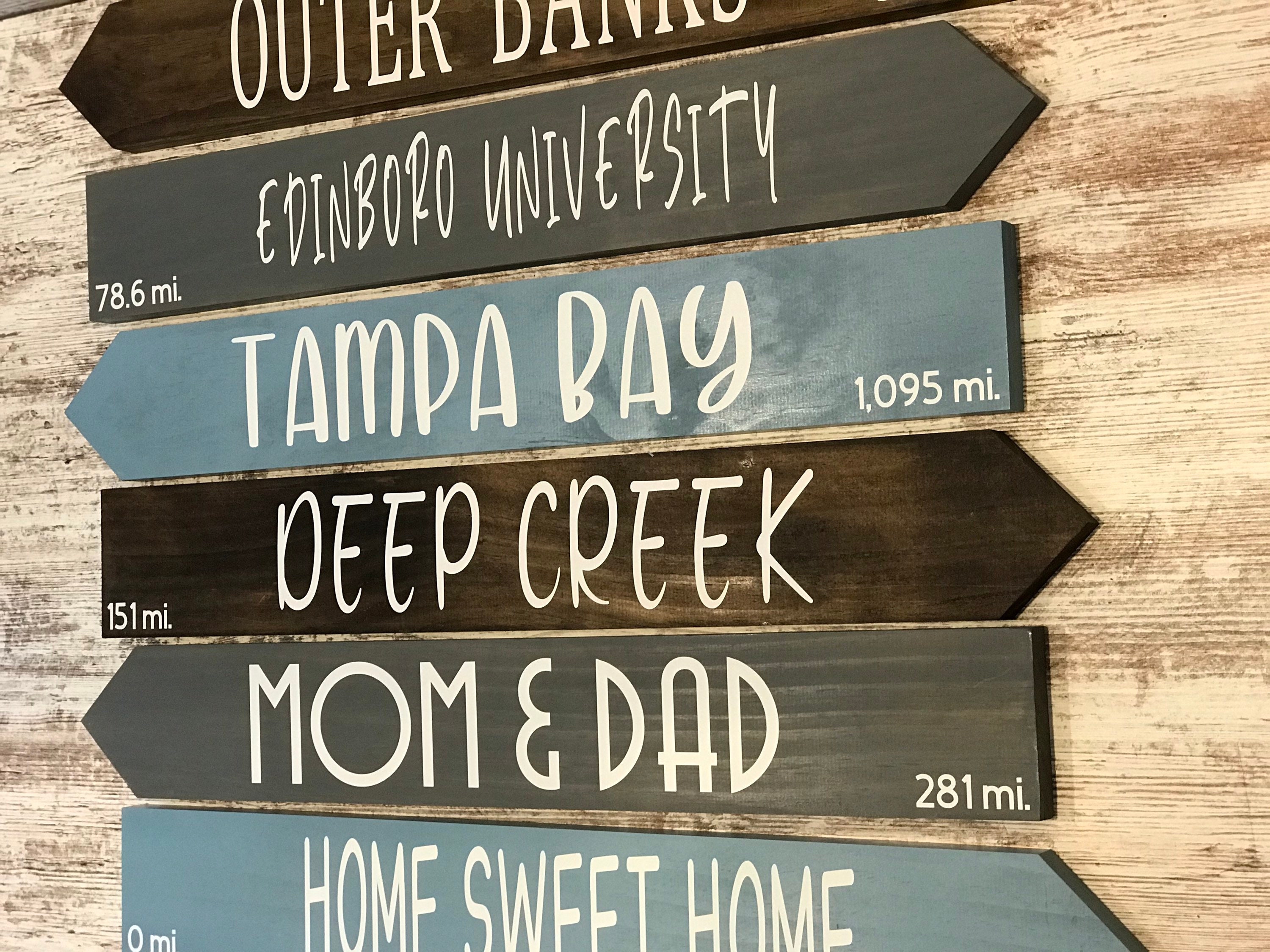 Arrow Signs Directional Signs Yard Signs Destination Signs | Etsy
