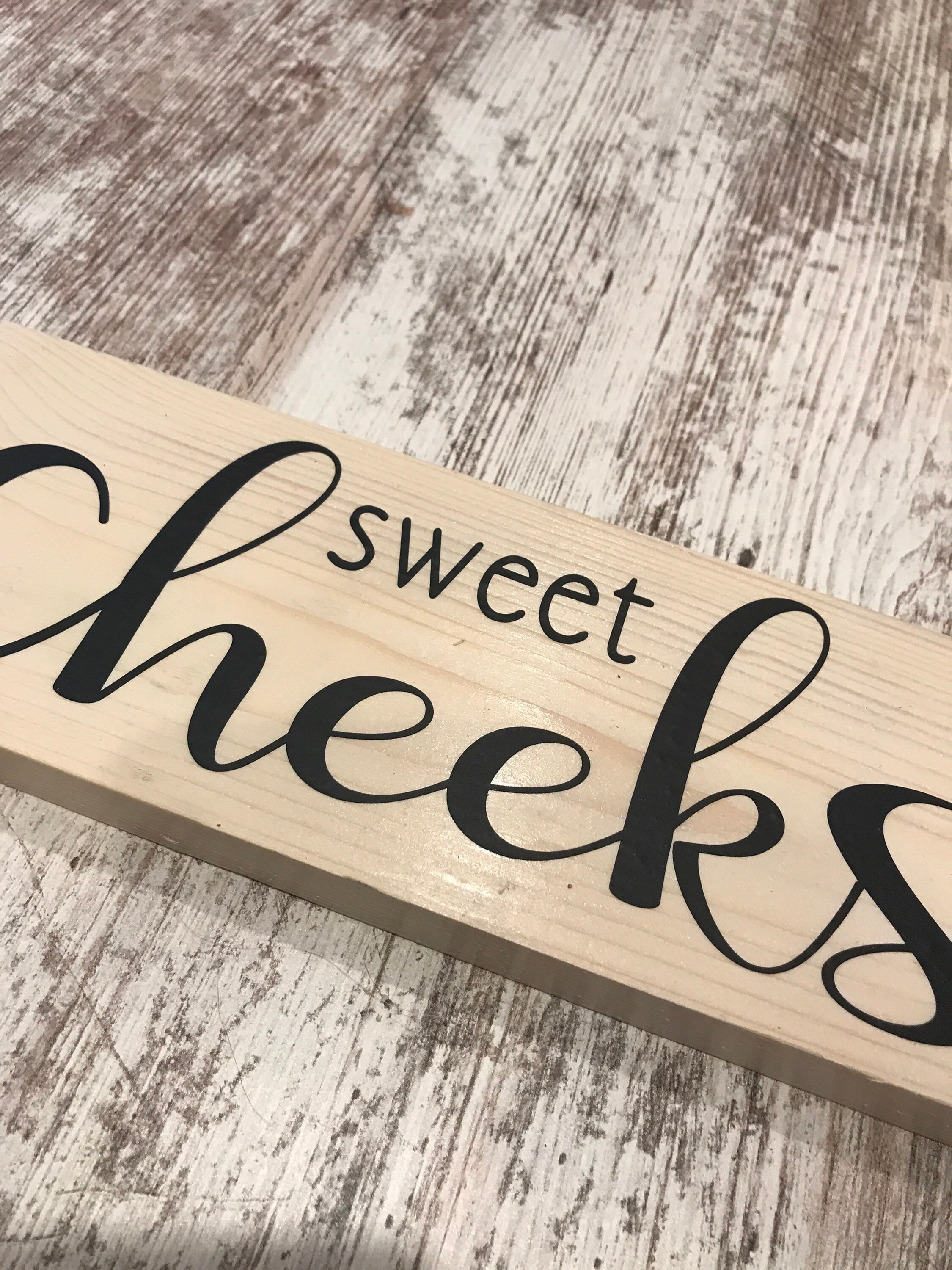 Sweet Cheeks Sign Bathroom Sign Funny Bathroom Sign - Etsy
