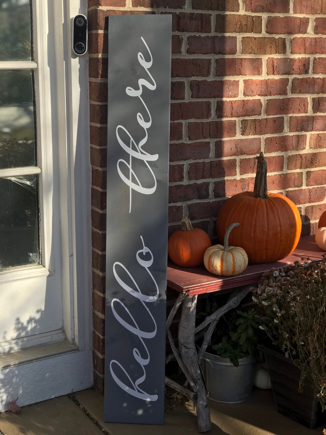 Hello Therewelcome Sign Front Door Welcome Sign Wood - Etsy