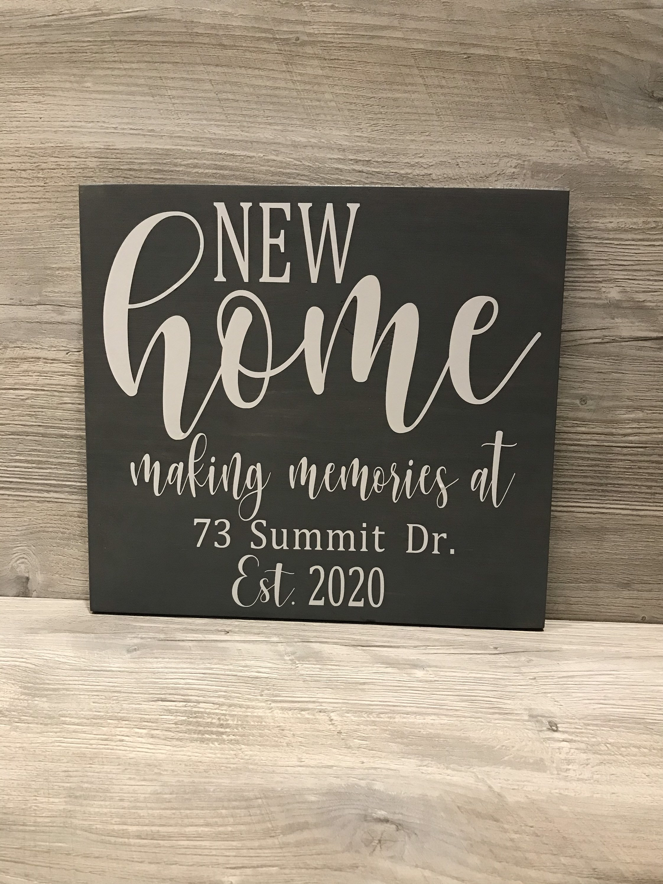 New Home Making Memories l Established Sign l New Home Sign l | Etsy
