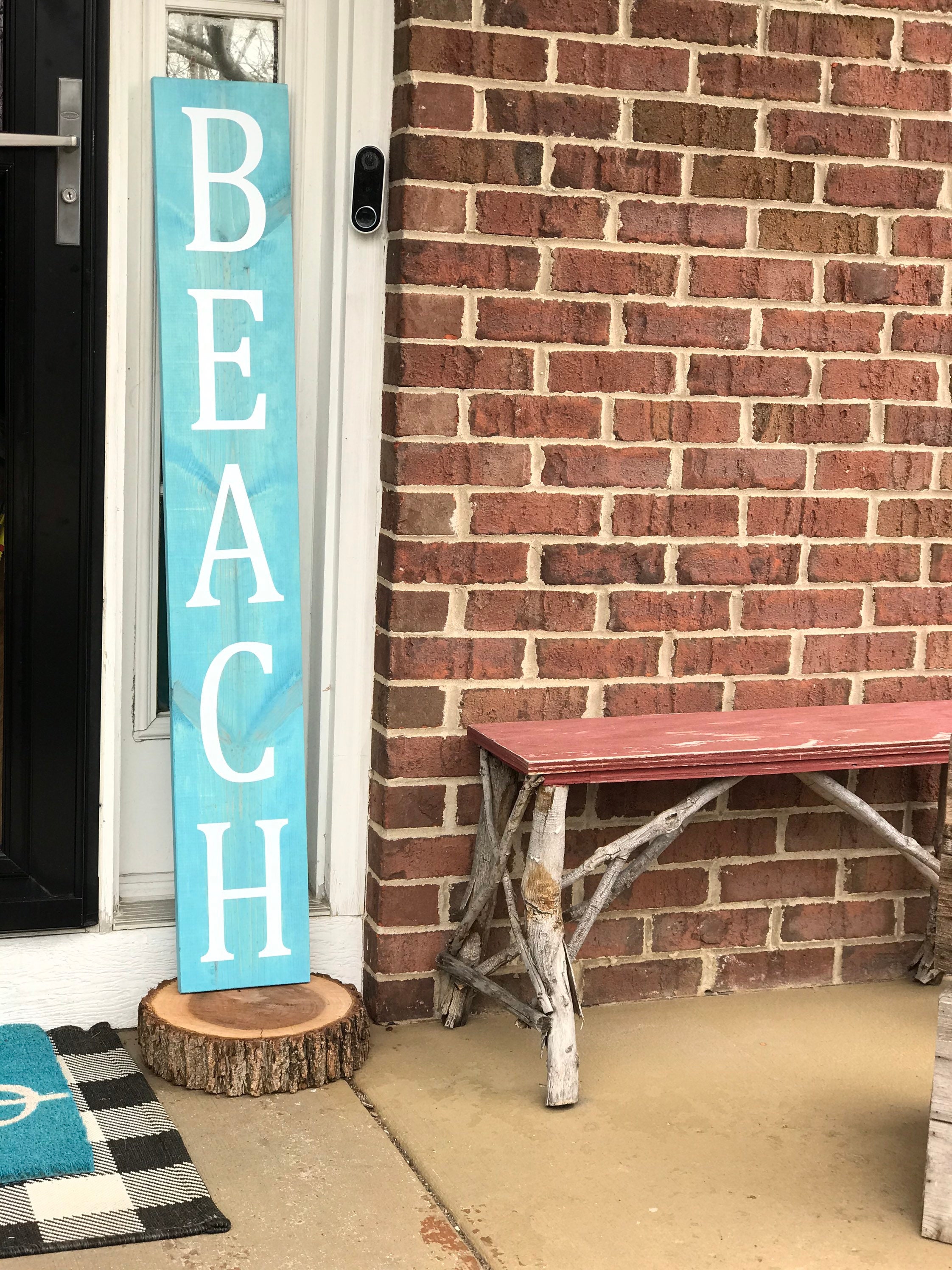 Beach Welcome Sign Beach Porch Sign Ocean Welcome Sign - Etsy