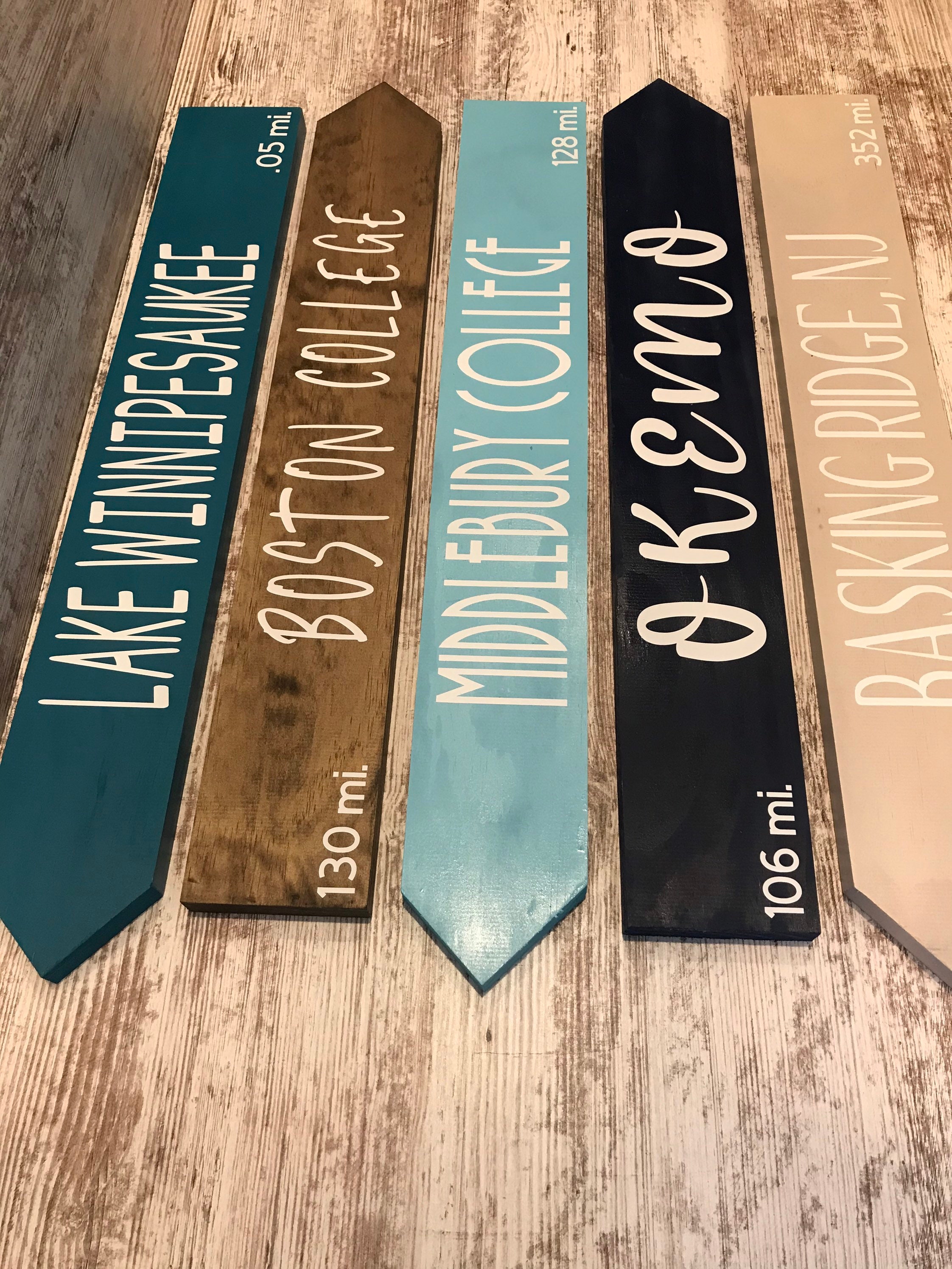 Arrow Signs Directional Signs Yard Signs Destination Signs | Etsy