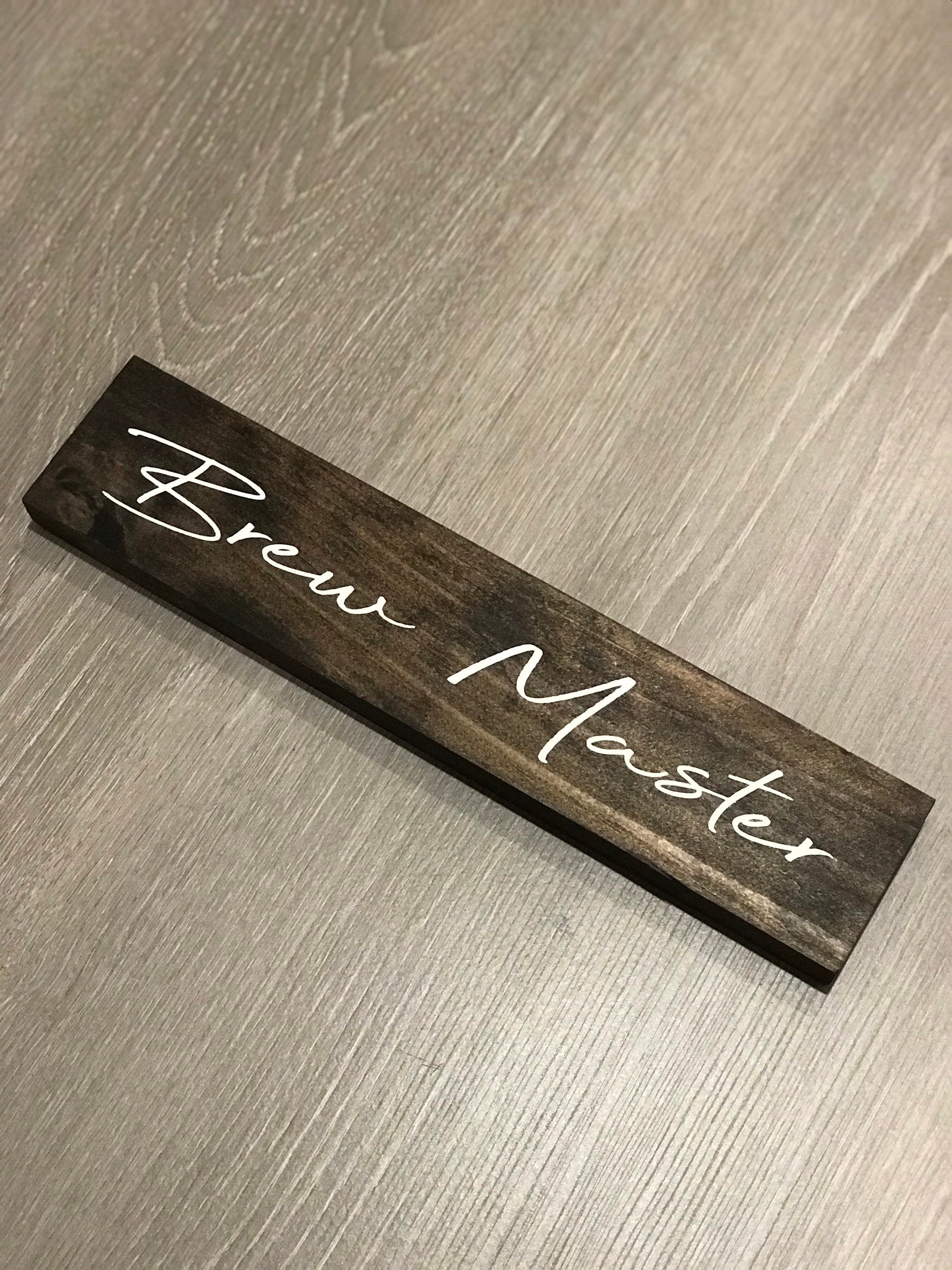 Brew Master Sign| Coffee Sign| Bar Sign| Bar Decor| Kitchen Sign ...