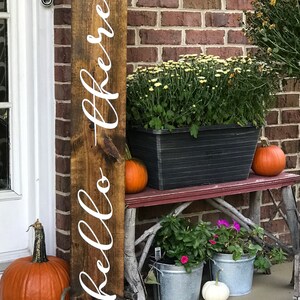 Hello There,welcome Sign, Front Door Welcome Sign, Wood Welcome Sign ...