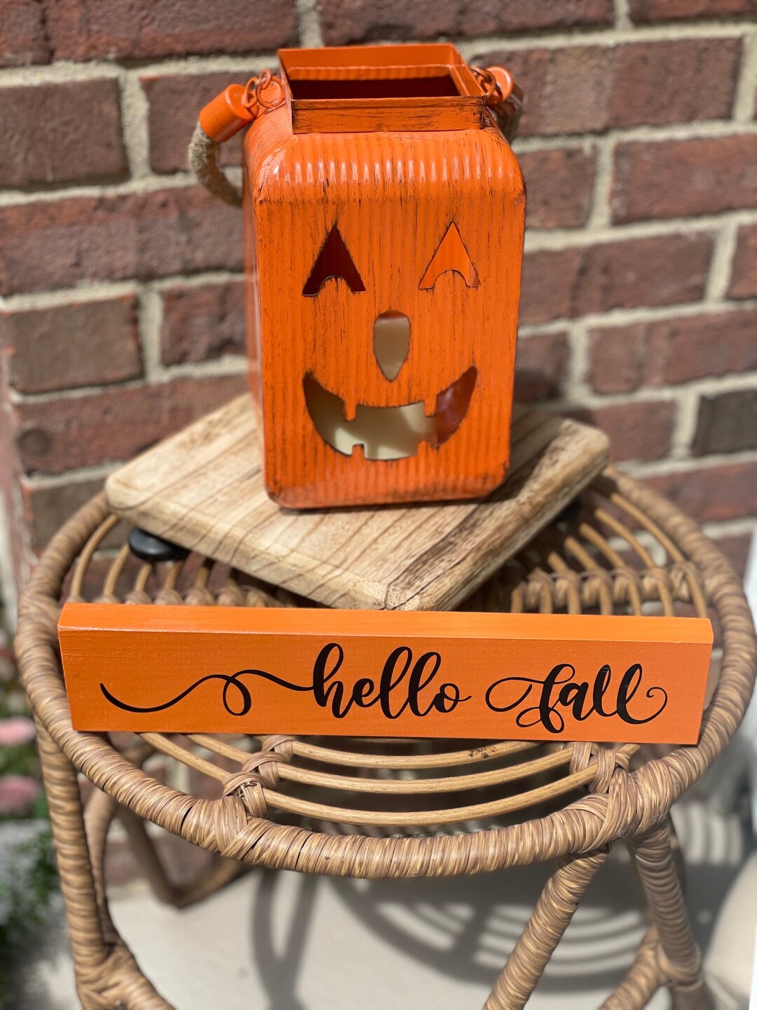 Hello Fall Sign| Hello Fall Porch Sign| Hello Fall Decor| Fall Home ...