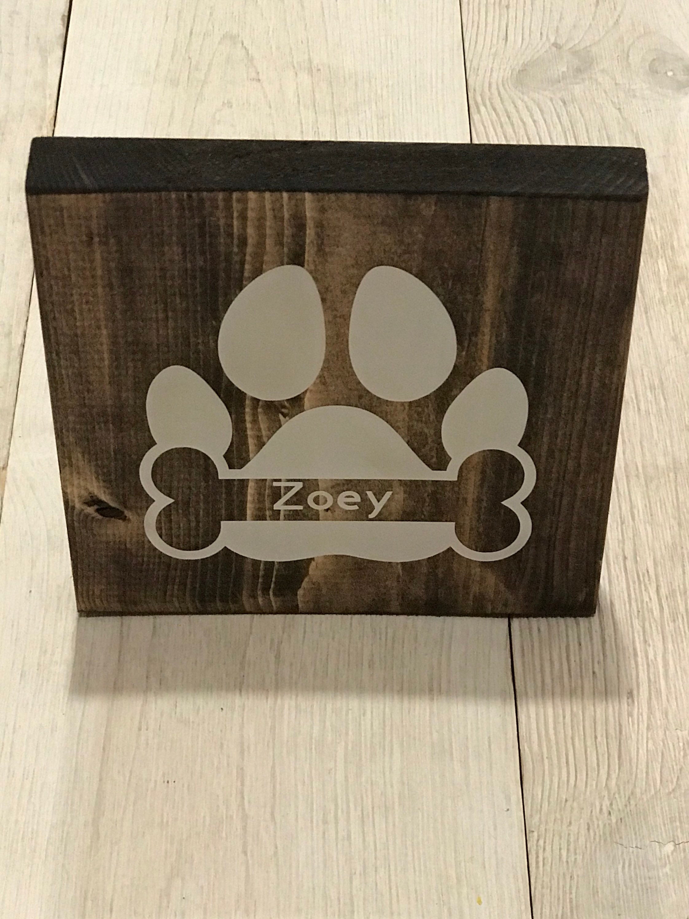 Scrabble Tile Wall Art Dog Signs Pet Signs Dog Name Sign - Etsy