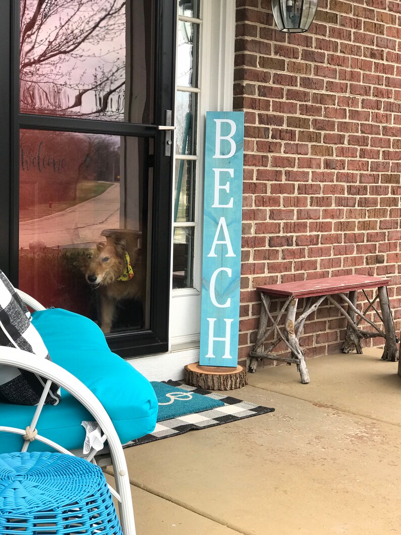 Beach Welcome Sign Beach Porch Sign Ocean Welcome Sign - Etsy