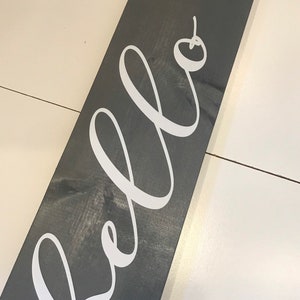 Hello There,welcome Sign, Front Door Welcome Sign, Wood Welcome Sign ...